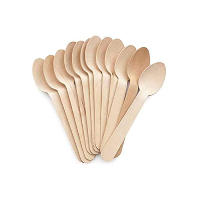 WOODEN TEASPOON 100PC-BOX